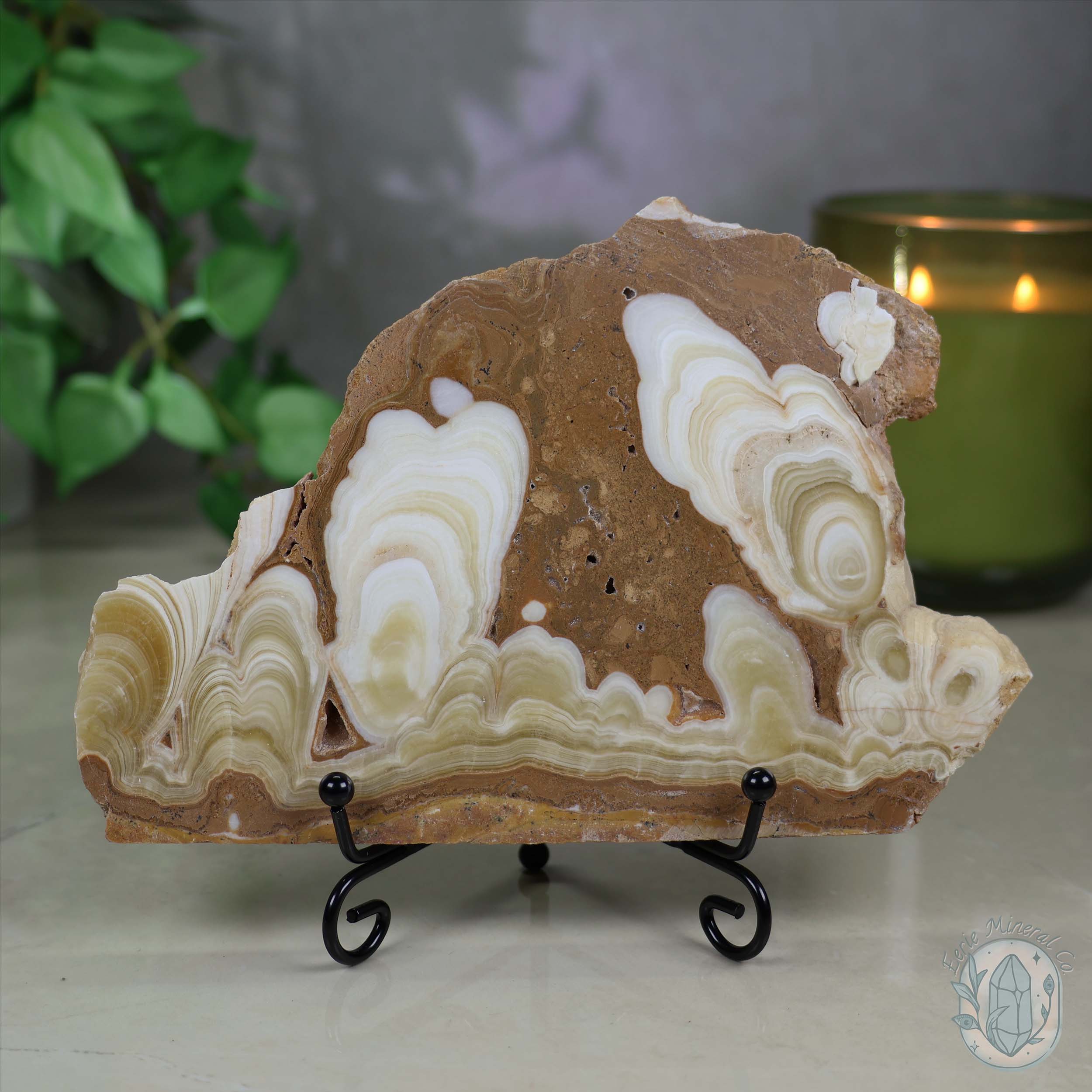 Polished Amber Calcite Slab | New Amber Calcite Slabs Just Arrived ...