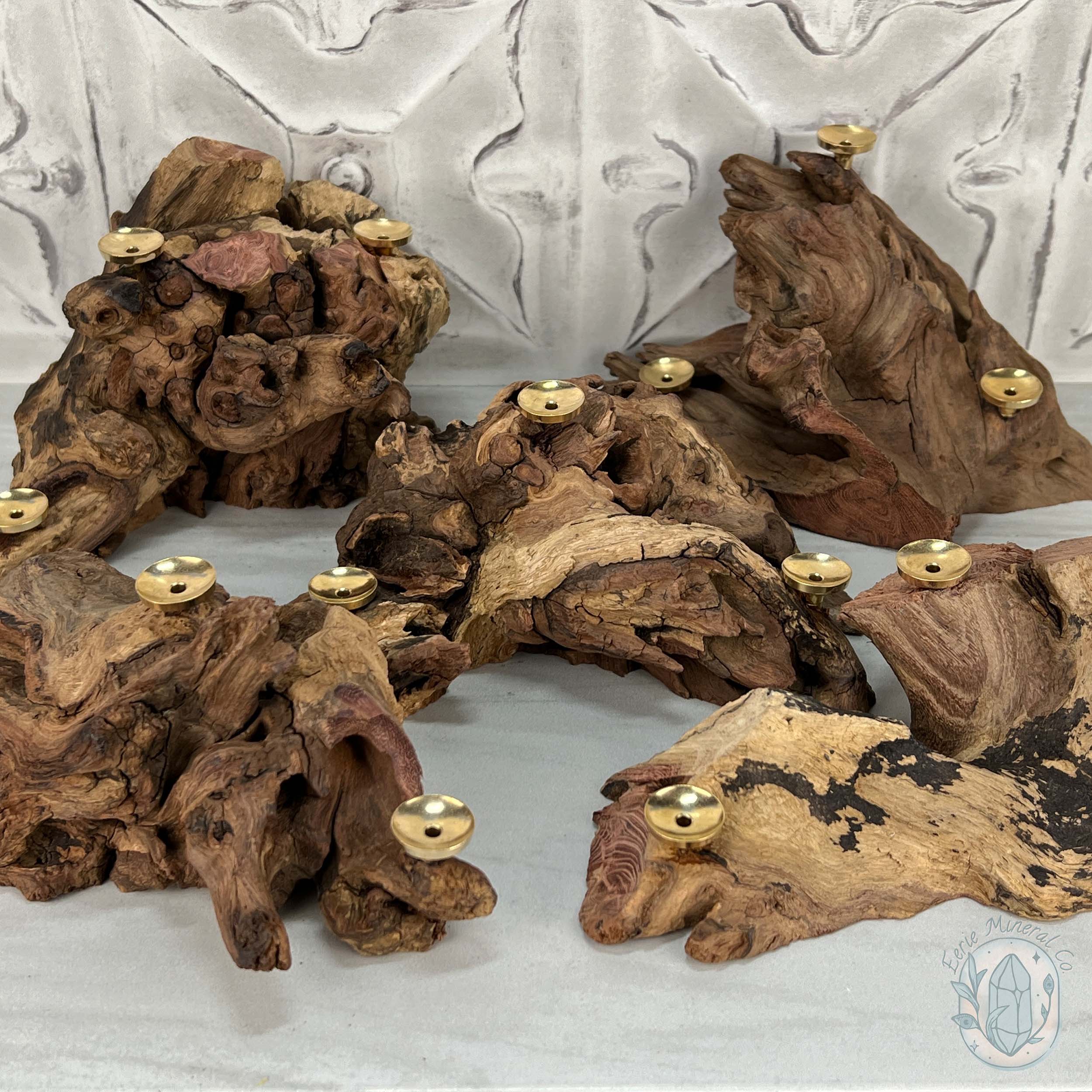 Natural Driftwood Sphere Holder Stand for 3 Spheres or Orbs – Eerie ...