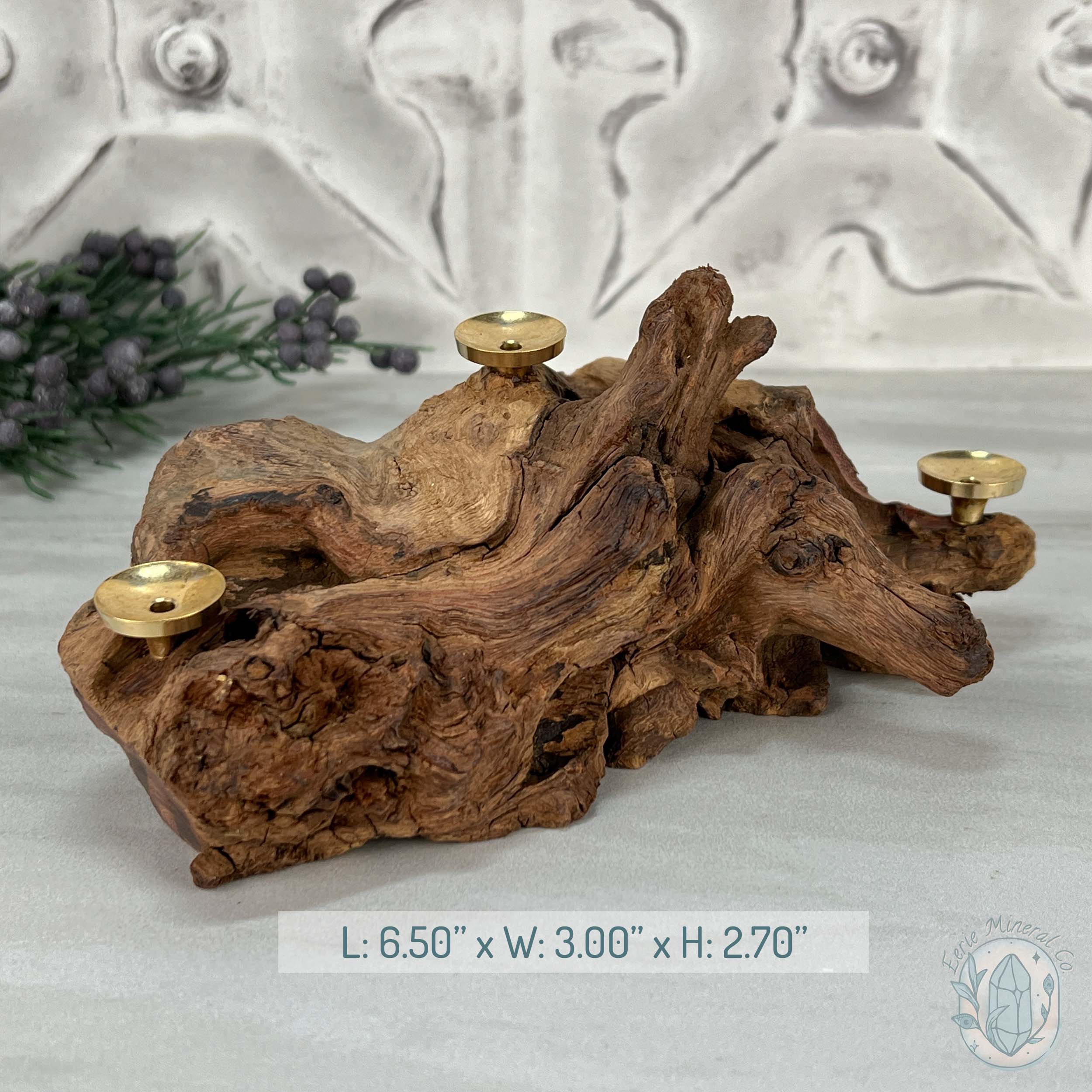 Natural Driftwood Sphere Holder Stand for 3 Spheres or Orbs – Eerie ...