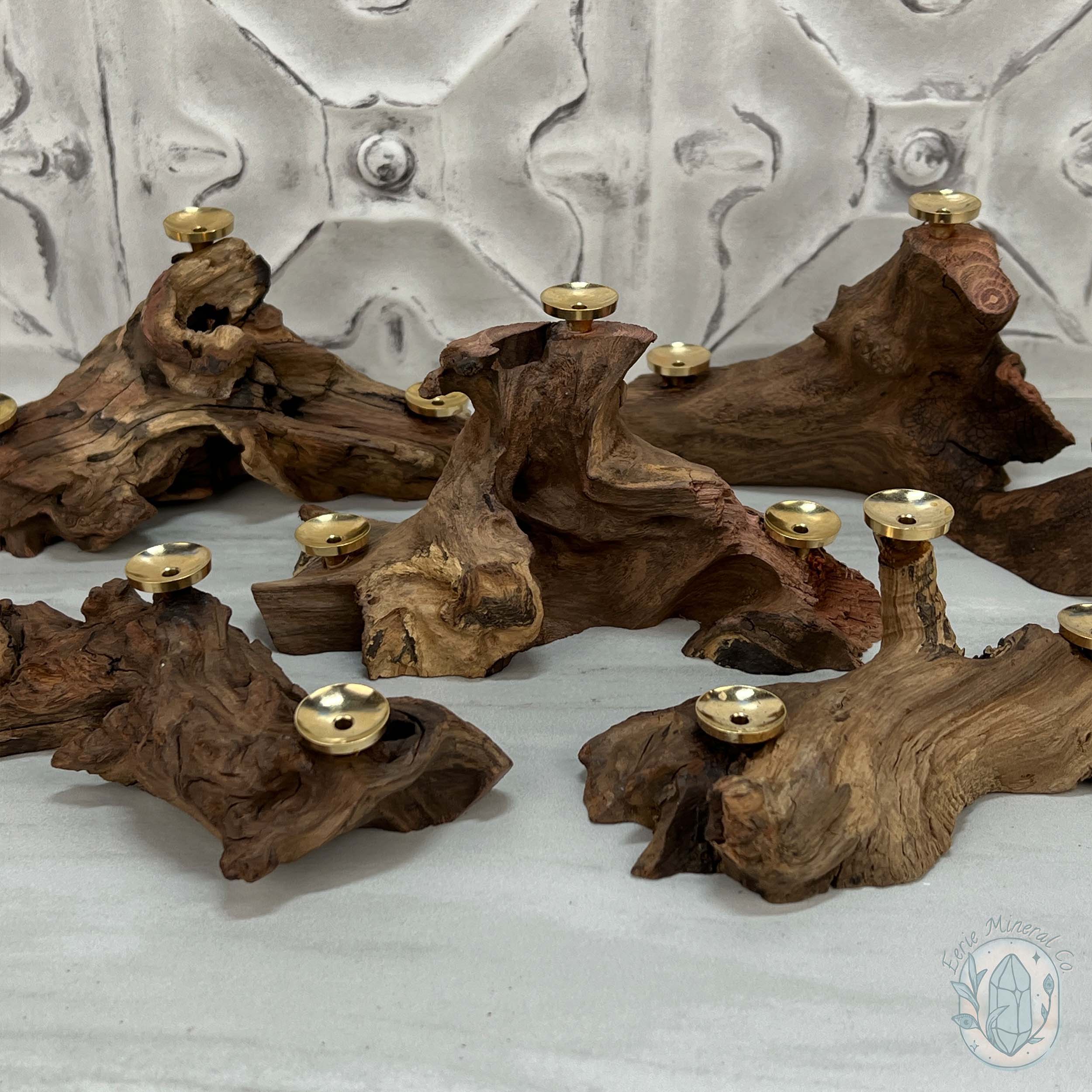 Driftwood Sphere Holder Stand for 3 Spheres or Orbs – Eerie Mineral Co.