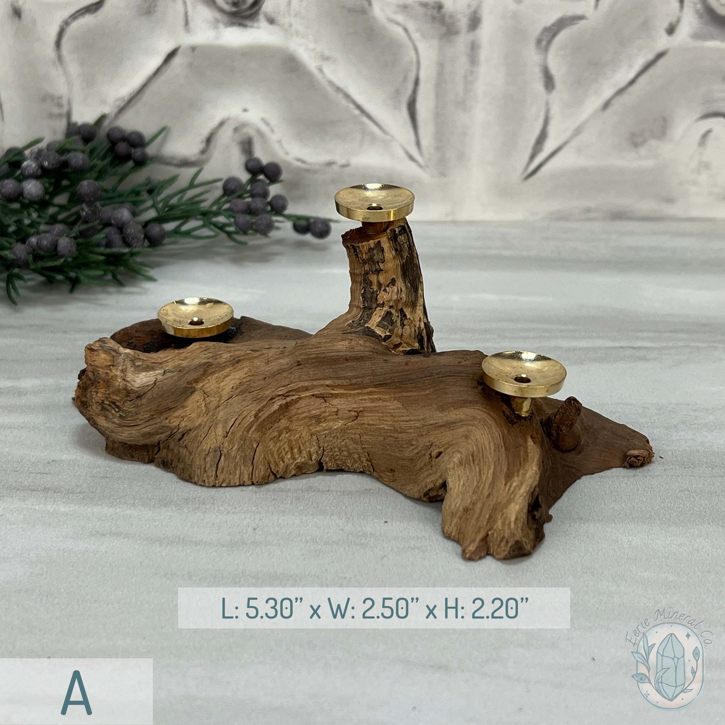 Driftwood Sphere Holder Stand for 3 Spheres or Orbs – Eerie Mineral Co.