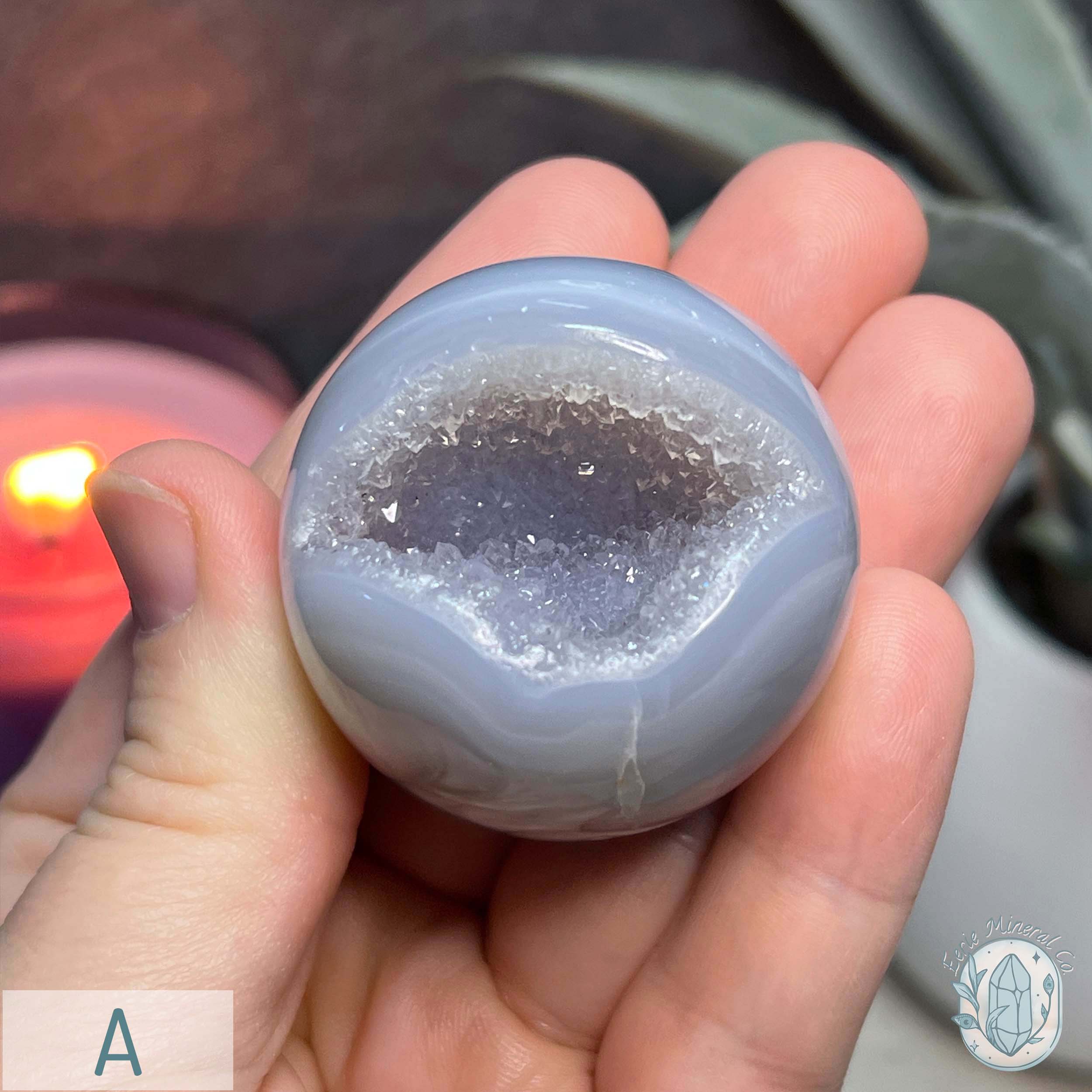 Druzy Agate with Quartz Spheres - Crystal Spheres For Sale – Eerie ...