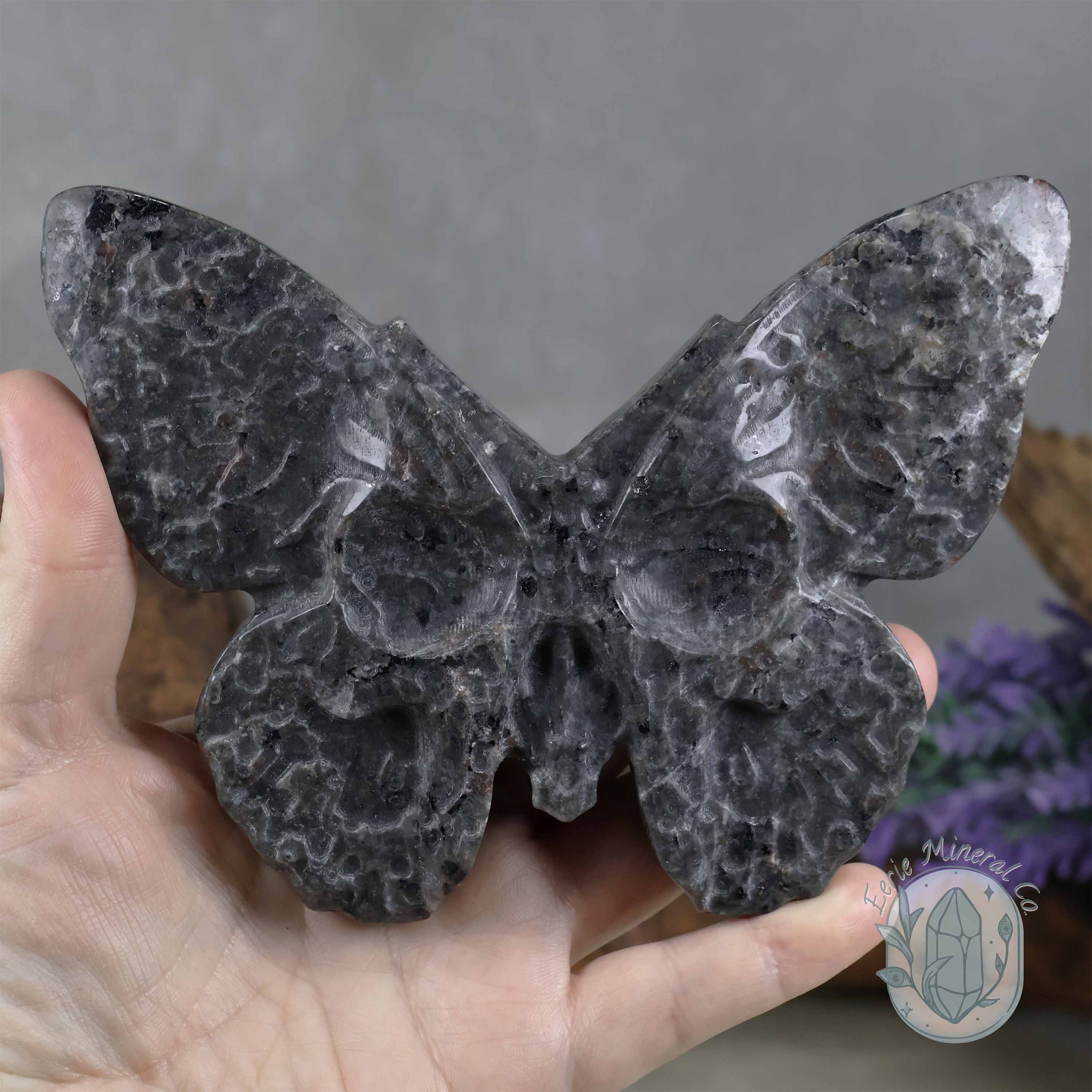 UV Reactive Emberlite (Firestone) Death's-Head Moth | New UV Minerals ...