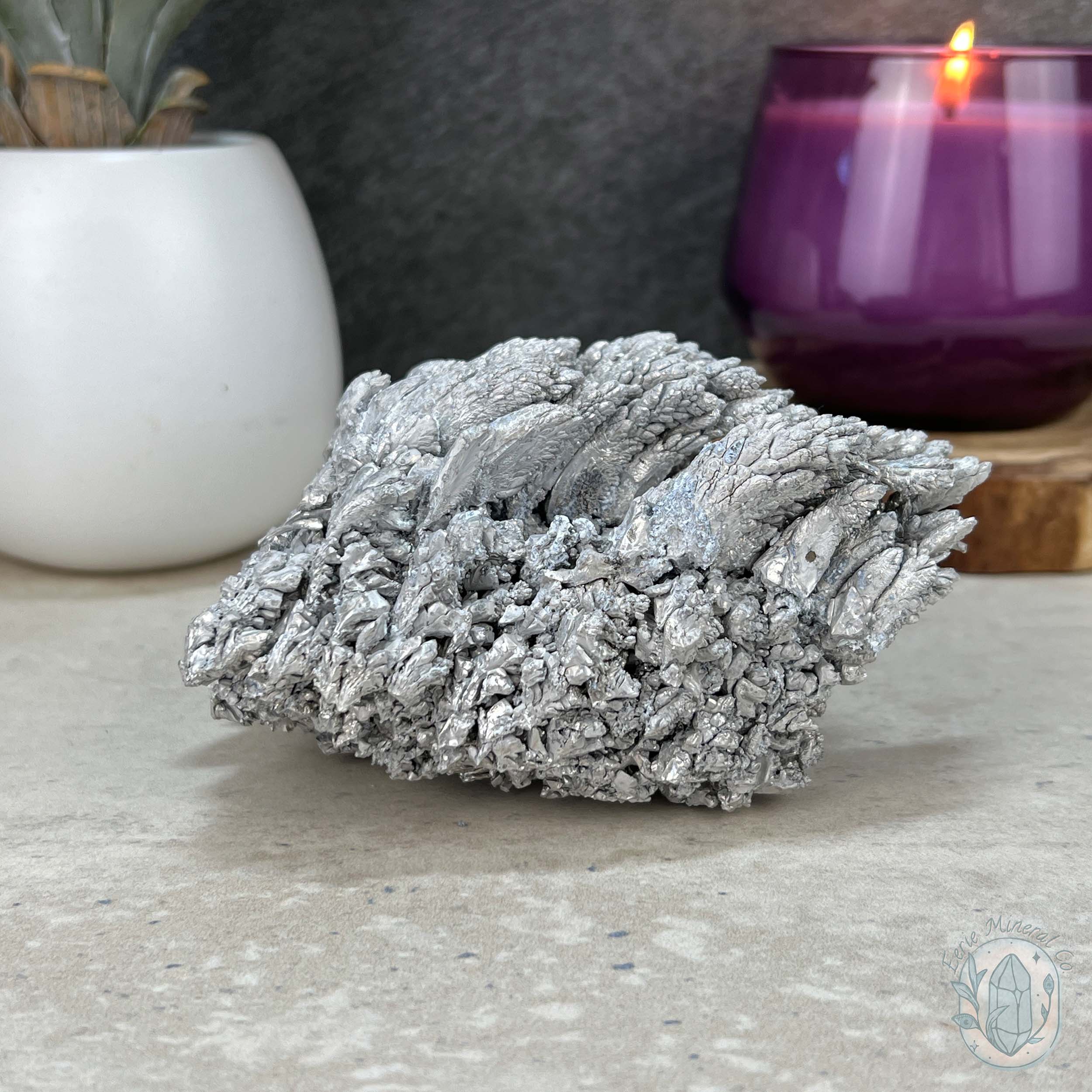 Natural Raw Silver Magnesium Display Specimen - Specimens for Sale ...