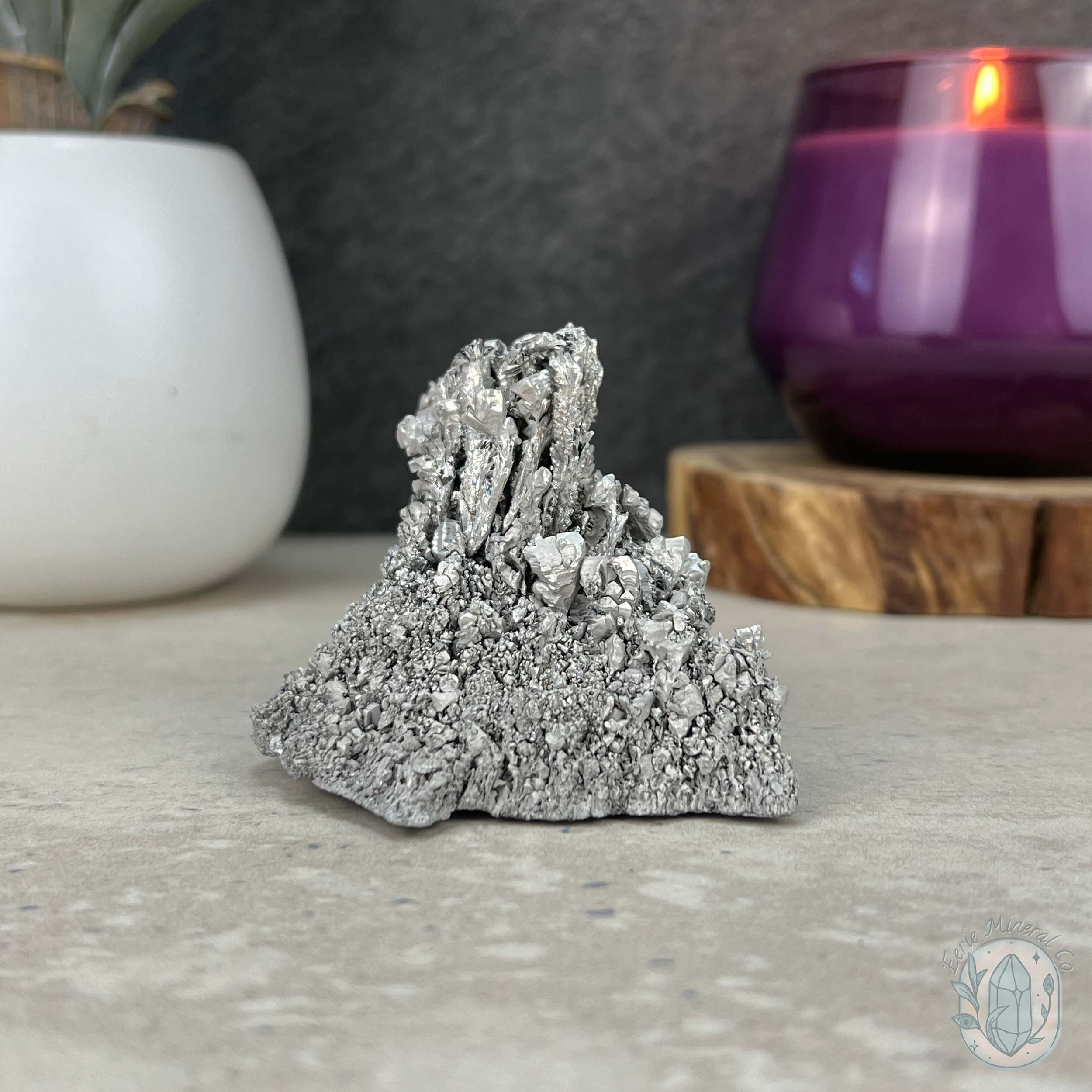 Raw Silver Magnesium Mineral Display Specimen - High Quality Crystals ...