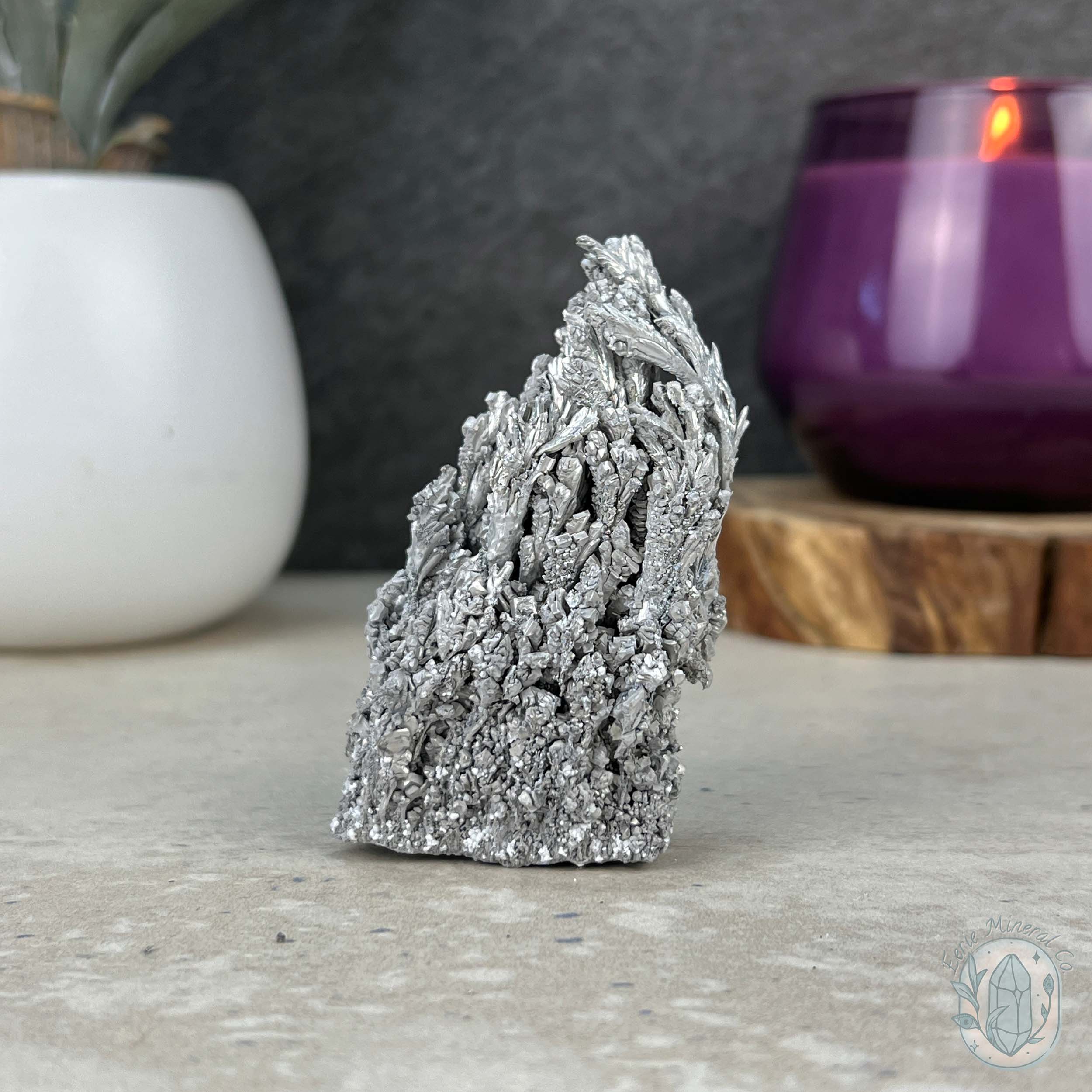 Raw Silver Magnesium Mineral Display Specimen - High Quality Crystals ...