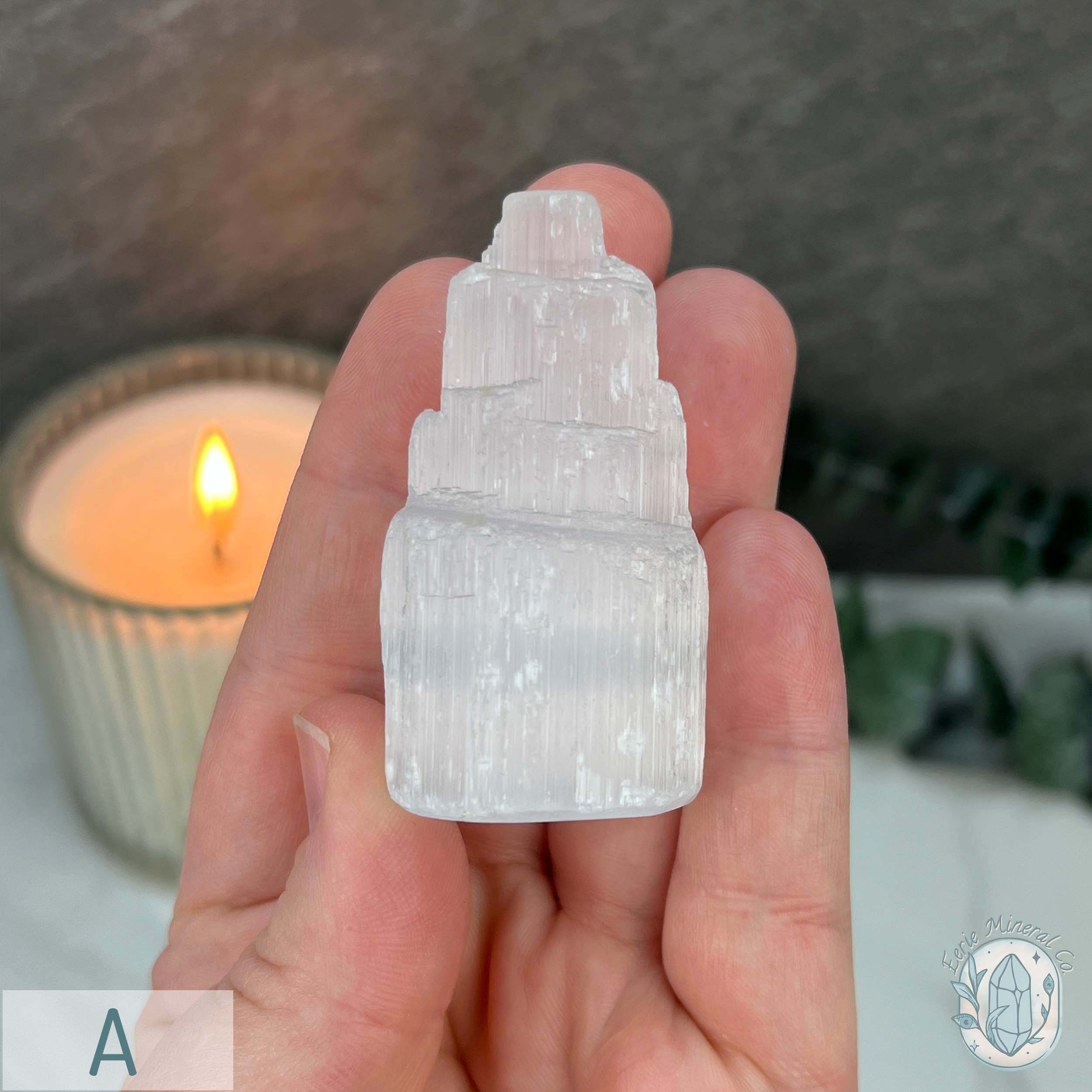 Radiant Selenite Tower Rock Buddy Carving | Rock Buddies Available ...