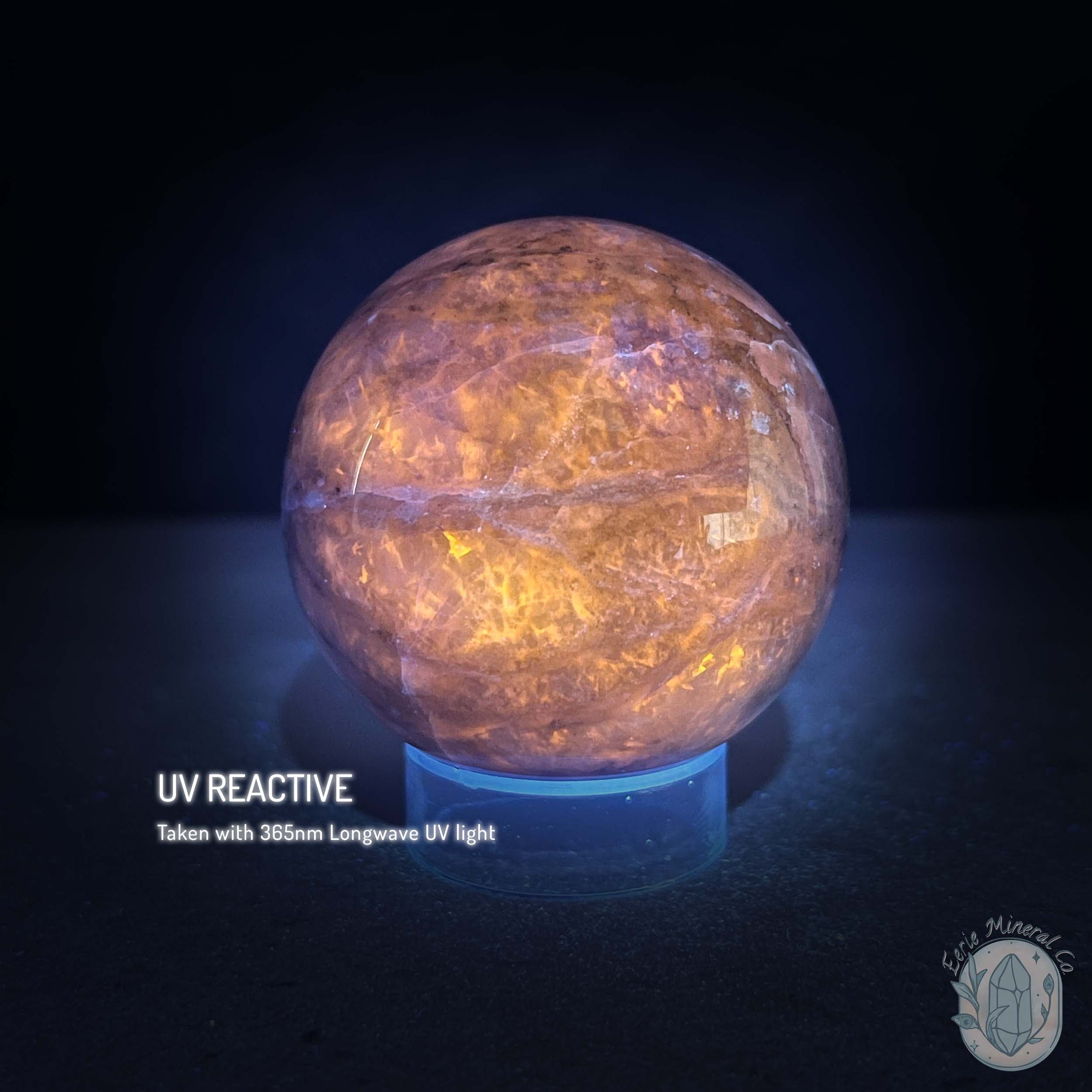 UV Reactive Sodalite Polished Sphere | Crystal Spheres and Orbs ...