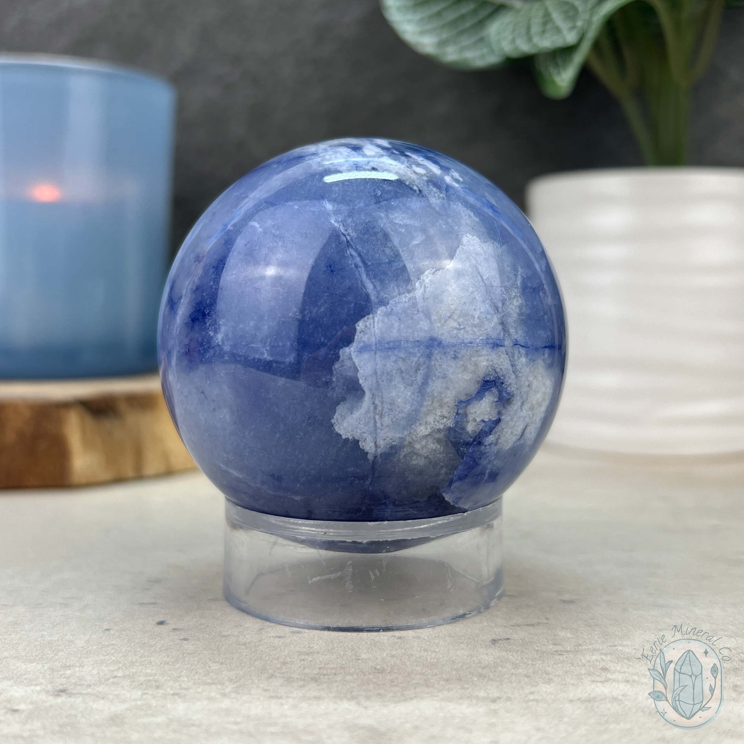UV Reactive Sodalite Polished Sphere | Crystal Spheres and Orbs ...