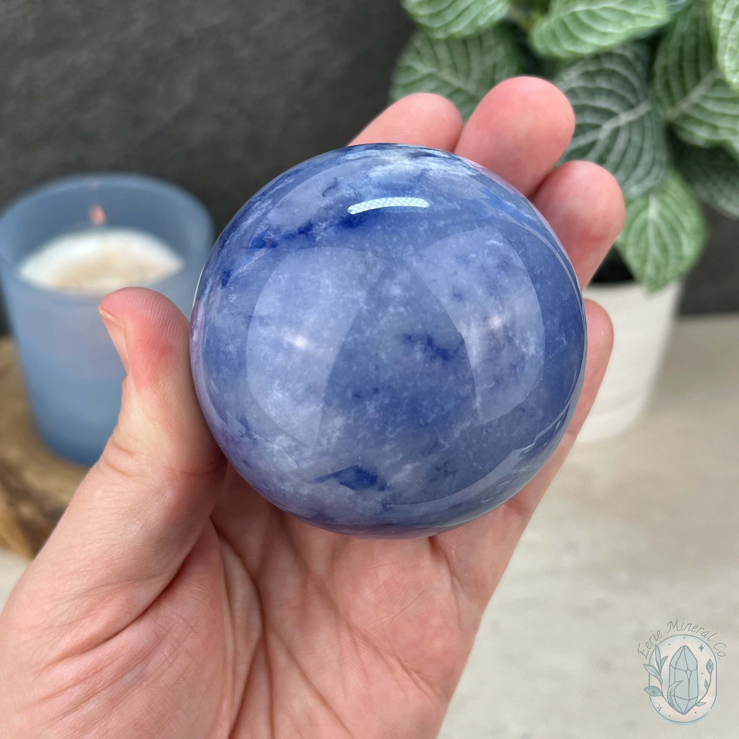 UV Reactive Sodalite Polished Sphere | Crystal Spheres and Orbs ...