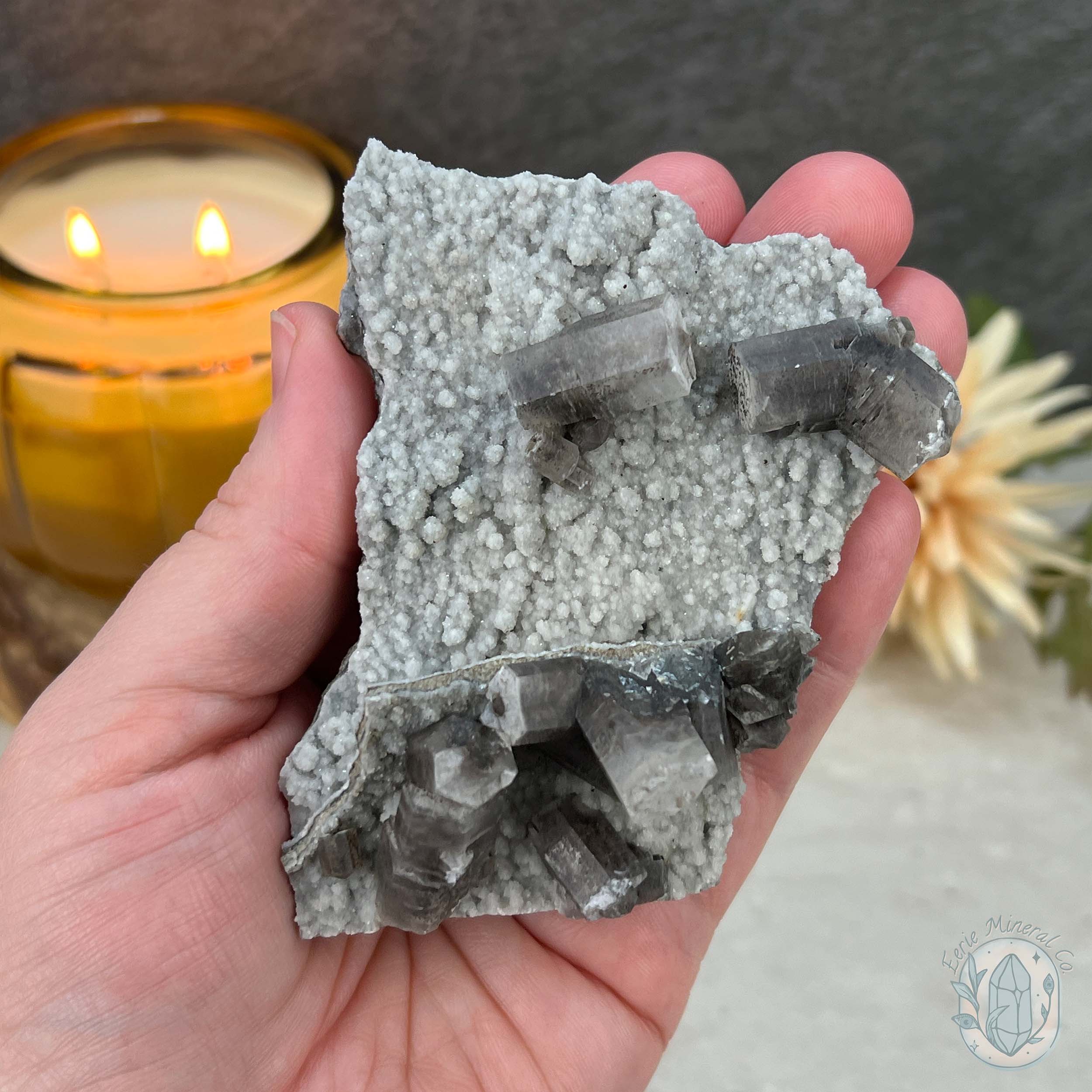 Druzy UV Reactive Columnar Calcite Specimen | Natural Specimens – Eerie ...