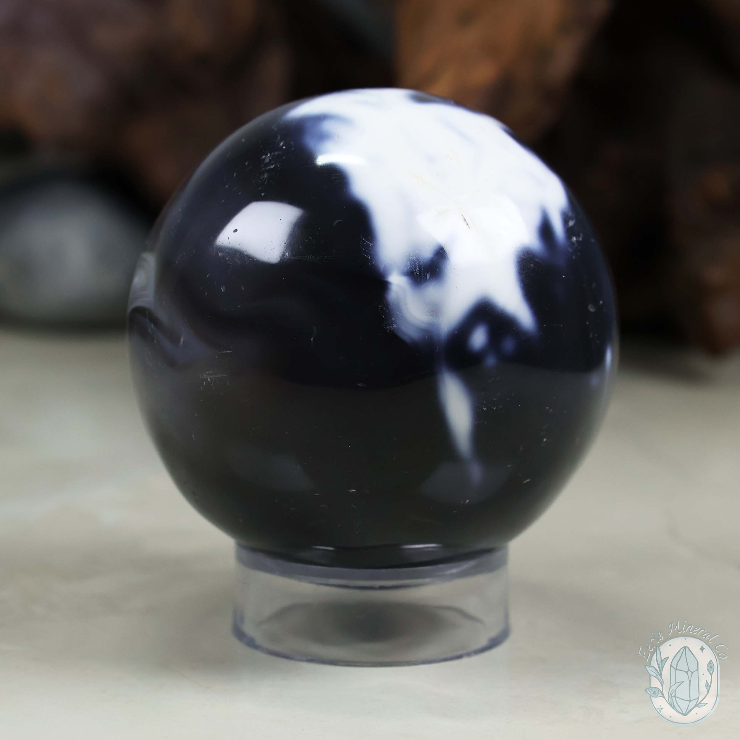 Orca Agate Sphere From Madagascar | New Arrivals Every Week – Eerie ...