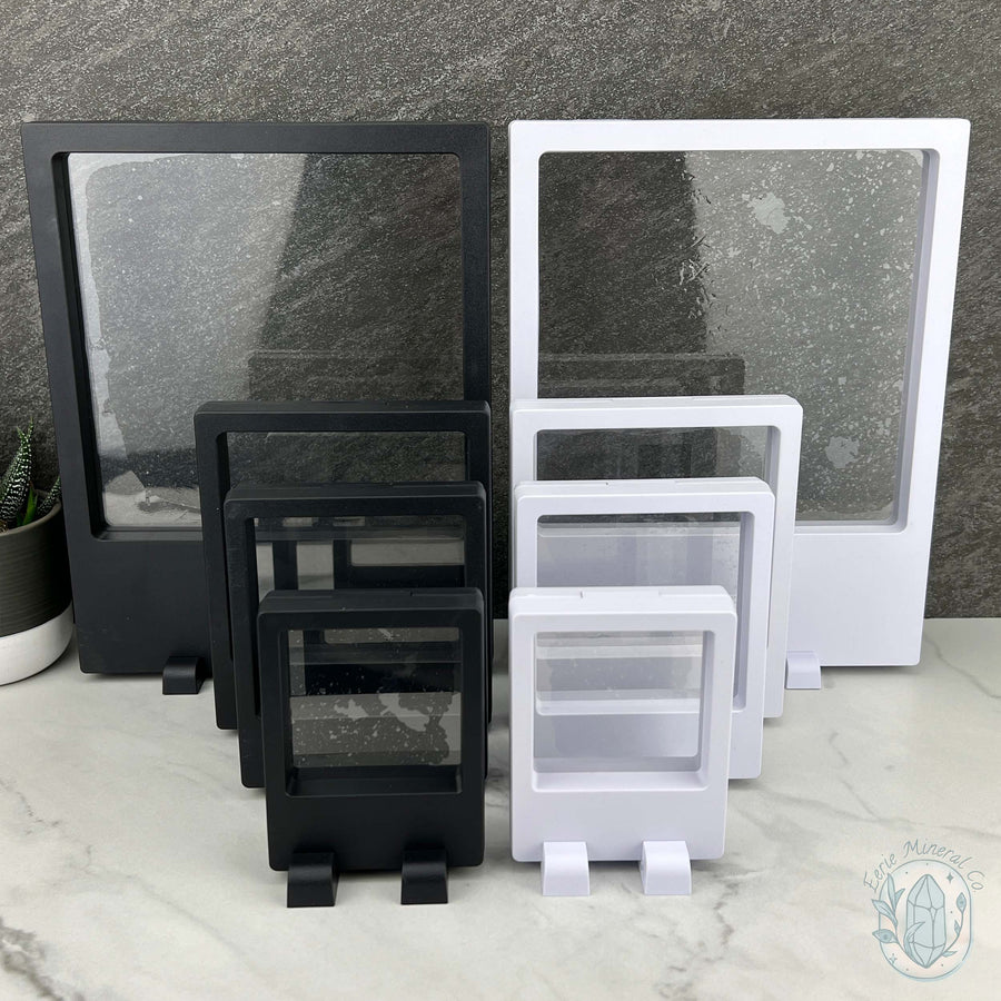 A collection of Crystal and Collectible Display Cases – Eerie Mineral Co.