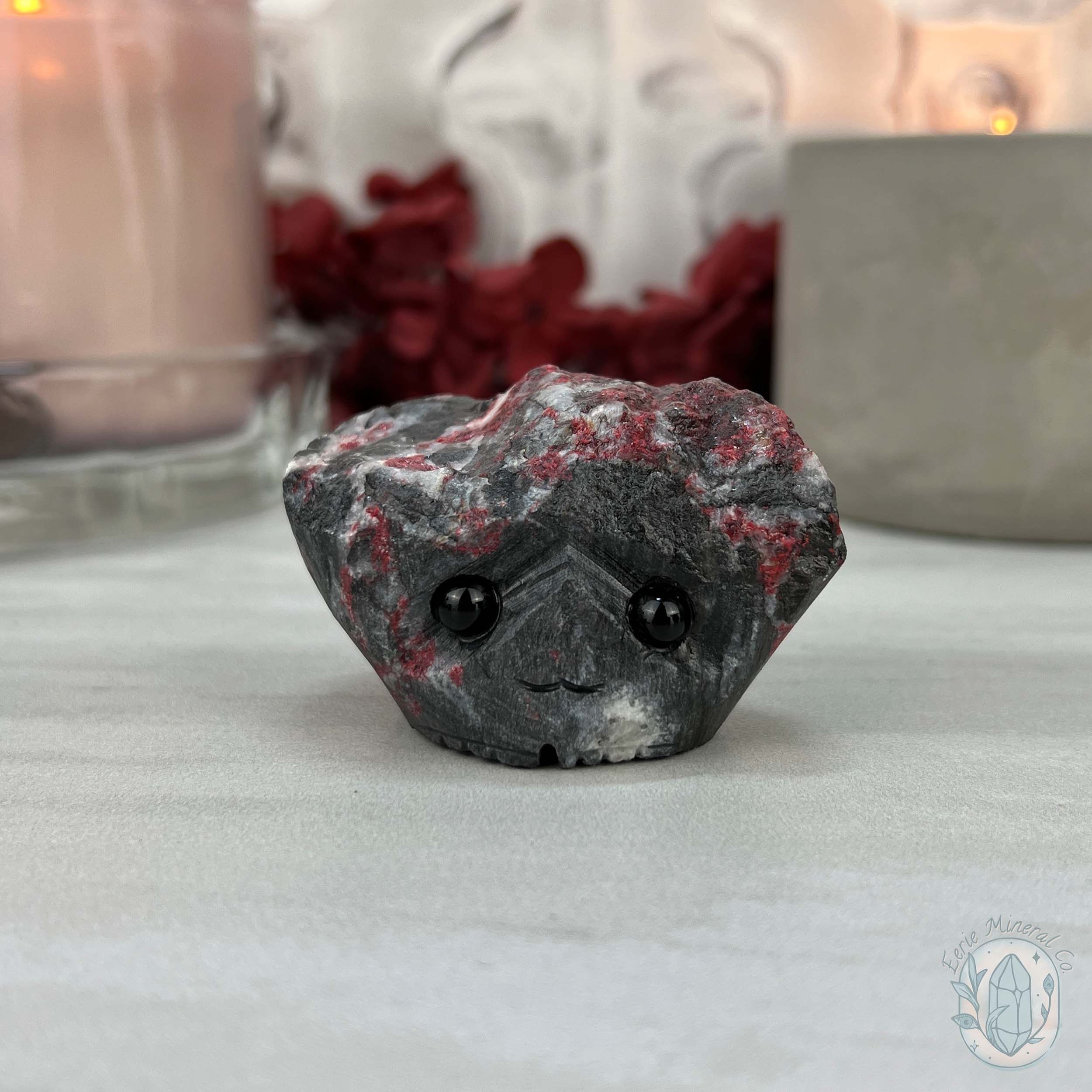 Raw Cinnabar Hedgehog Specimen | Eerie Mineral Co.