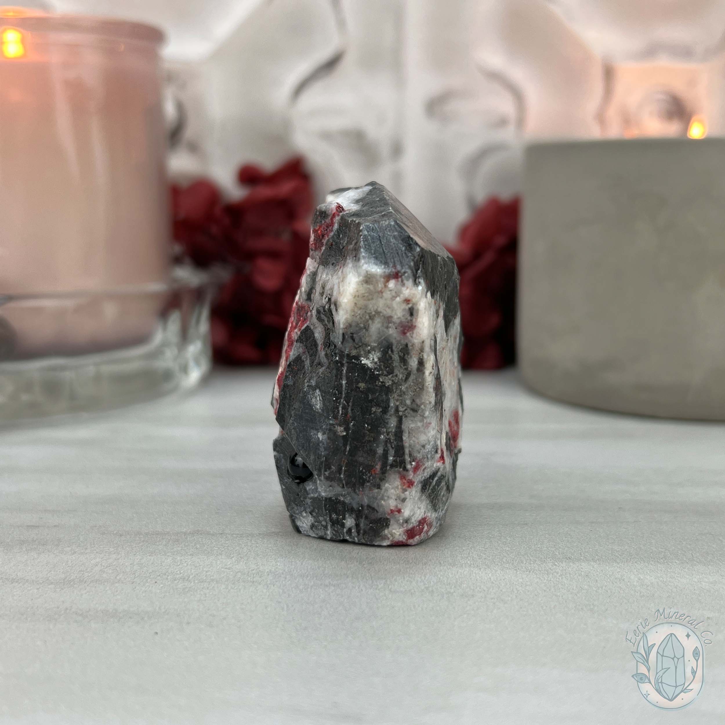 Raw Cinnabar Hedgehog Specimen | Eerie Mineral Co.