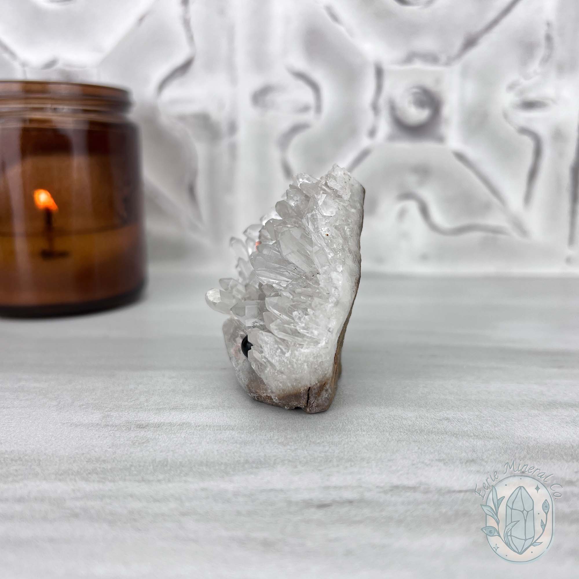 Clear Quartz Hedgehog Crystal Cluster | Eerie Mineral Co.