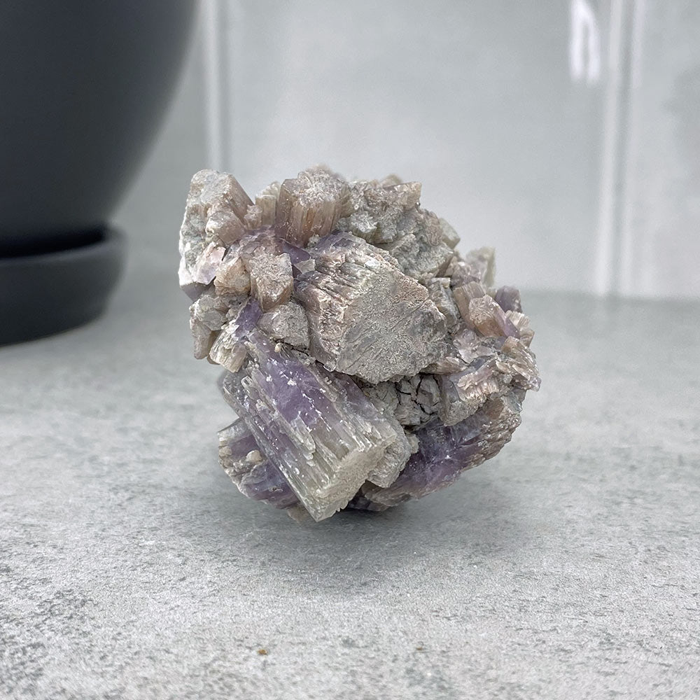 Natural Purple Aragonite Cluster | Eerie Mineral Co.