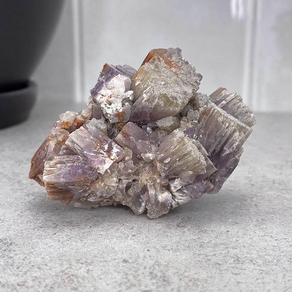 Natural Purple Aragonite Cluster | Eerie Mineral Co.