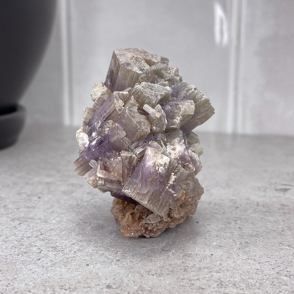 Natural Purple Aragonite Cluster | Eerie Mineral Co.