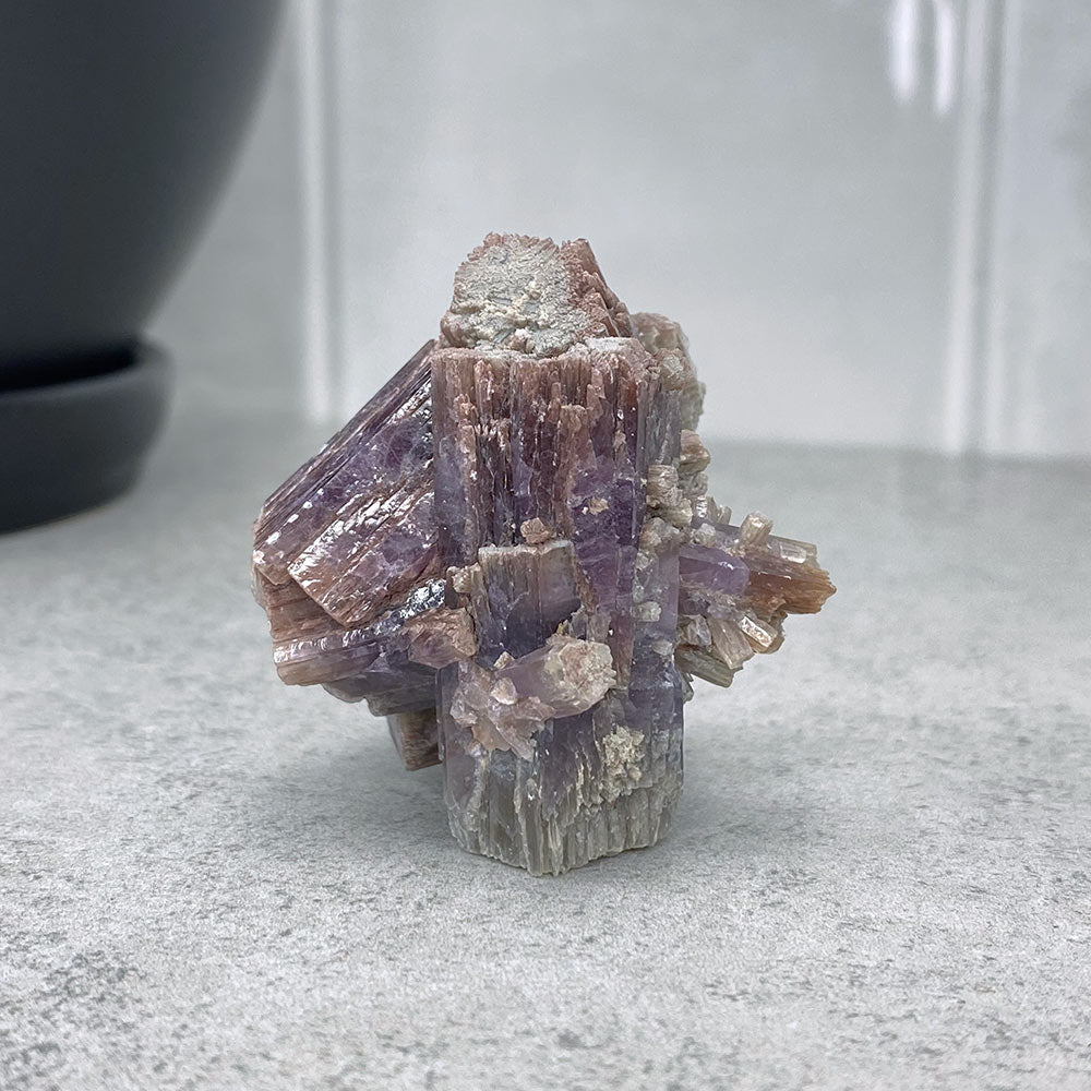 Natural Purple Aragonite Cluster | Eerie Mineral Co.