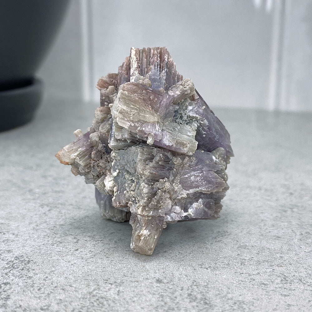 Natural Purple Aragonite Cluster | Eerie Mineral Co.
