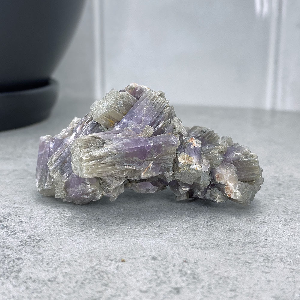 Natural Purple Aragonite Cluster | Eerie Mineral Co.