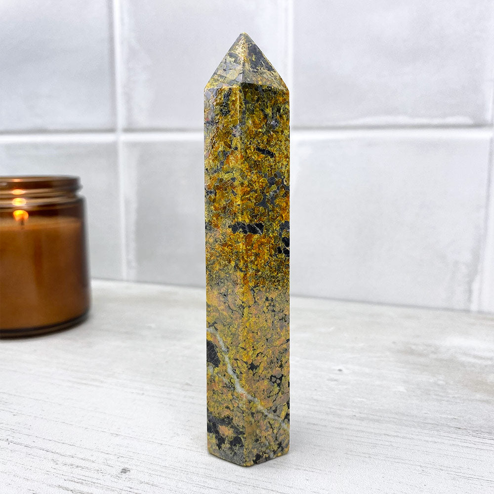 Rare Realgar and Orpiment Tower | Eerie Mineral Co.