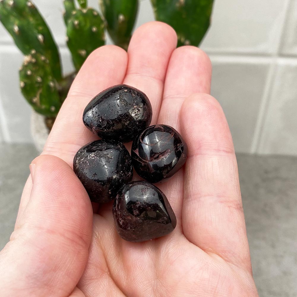 Polished Large Garnet Tumbled Stones | Eerie Mineral Co.