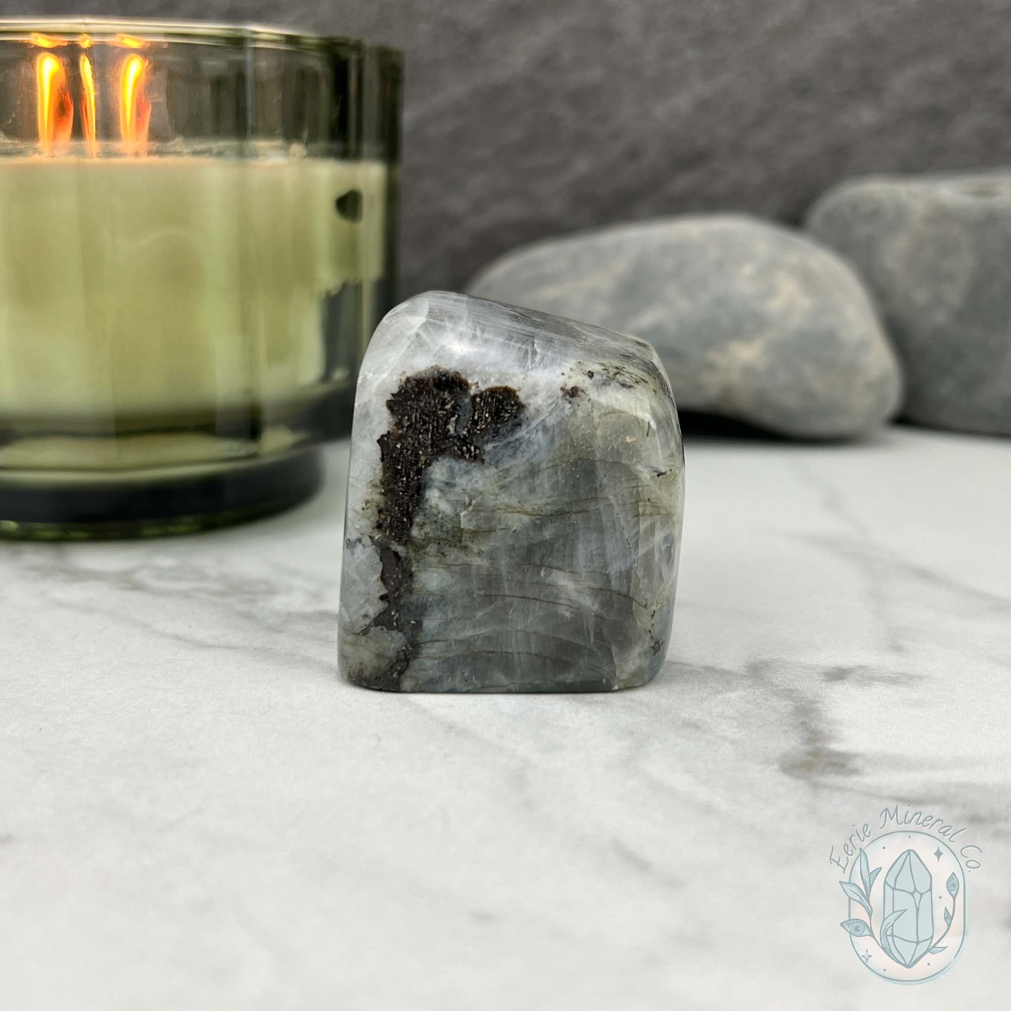 Lavender Sunset Colored Flash Labradorite Freeform | Eerie Mineral Co.