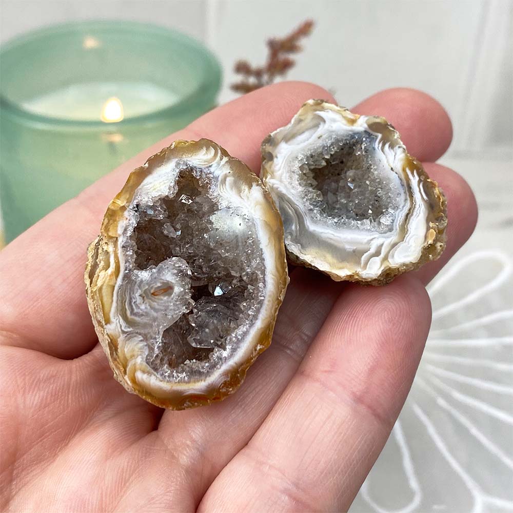 Group Of Mini Geodes | Eerie Mineral Co.